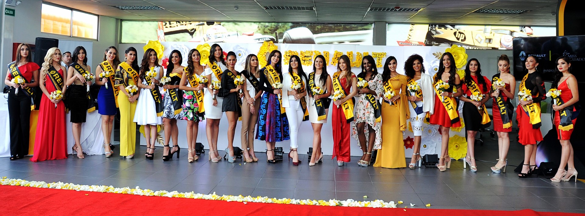 Candidatas del Miss Ecuador 2018 conocieron el carro que una de ellas ...