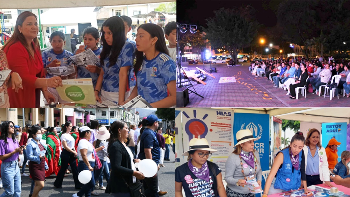 Así se conmemoró en Manabí el Día que rechaza la violencia contra las ...